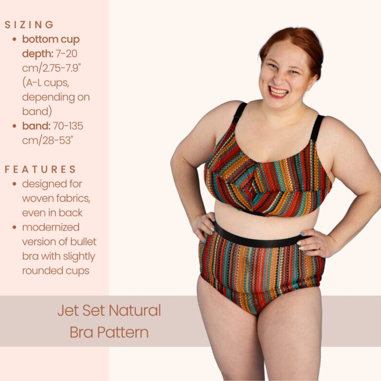 Jet Set Natural Bra Pattern – Sew Busty Community + Patterns
